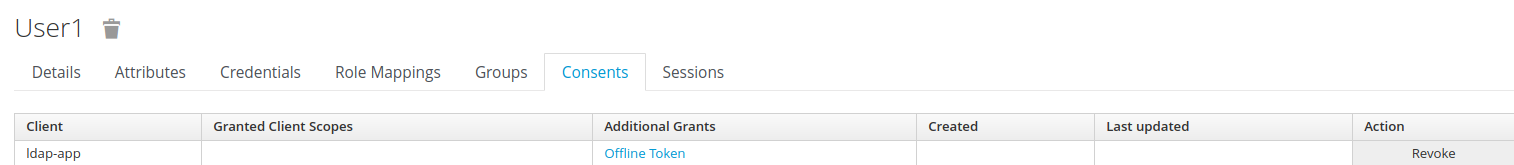 Examples of offline token usage in Keycloak - JANUA