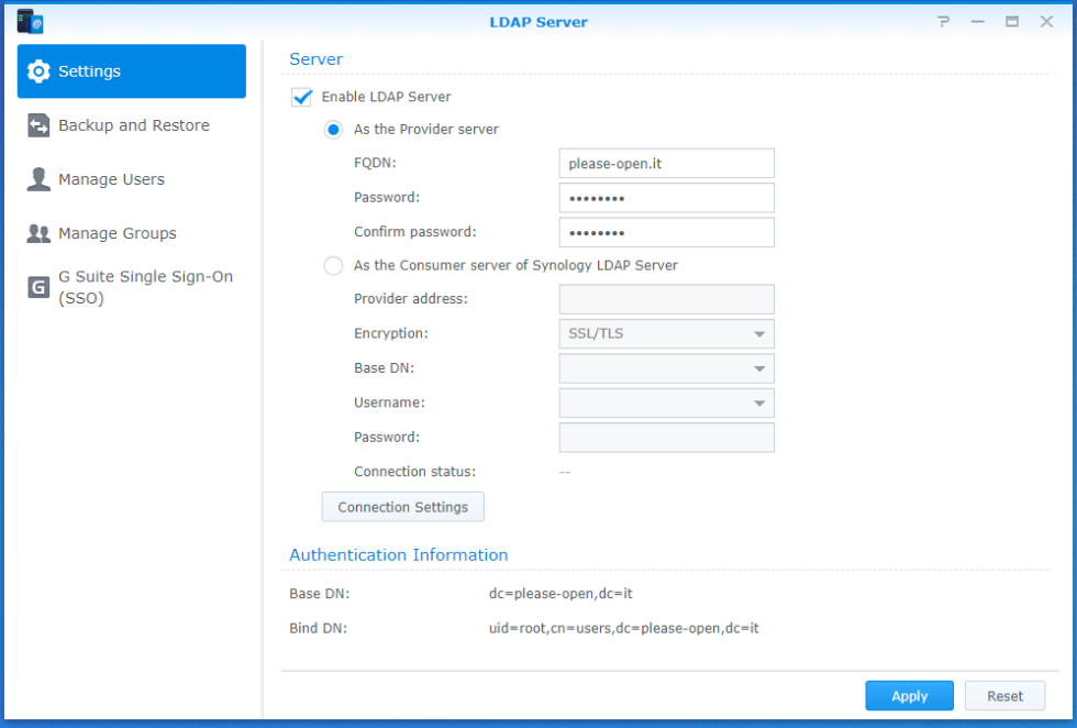 LDAP integration with Keycloak - JANUA